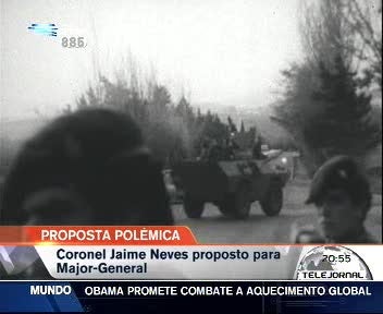 Ministério da Defesa analisa promoção polémica de Jaime Neves