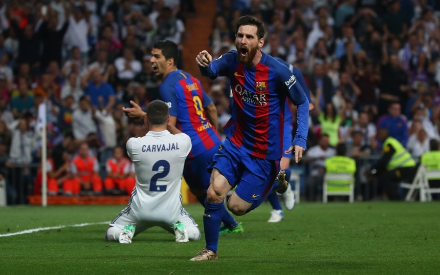 Golo 500 de Messi dá a vitória ao FC Barcelona na visita ao Real Madrid