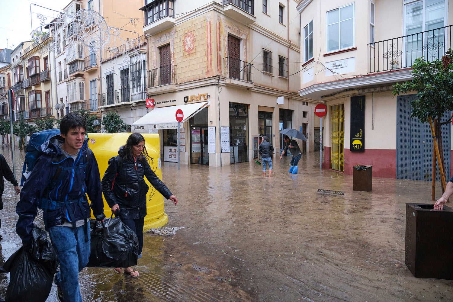 Nova tempestade deixa Málaga sob alerta vermelho