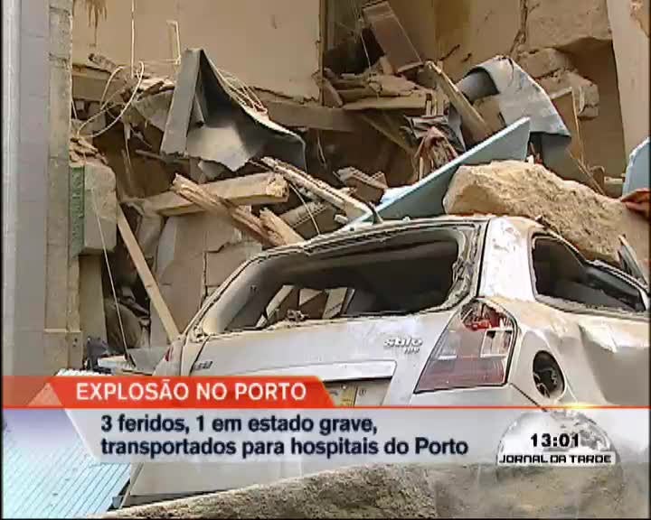 Explosão na Foz do Porto faz três feridos