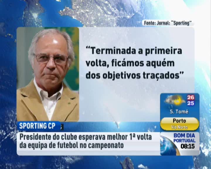 Godinho Lopes esperava mais do Sporting