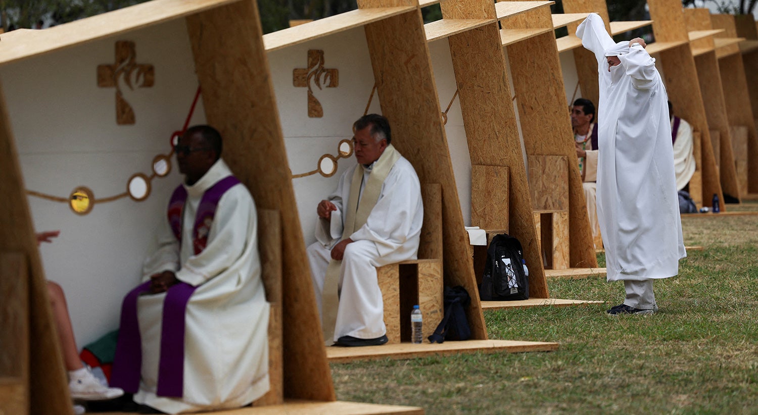 Parque do Perdão é um dos locais por onde passam mais peregrinos