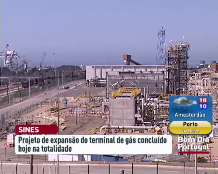 Concluída expansão do terminal de Sines