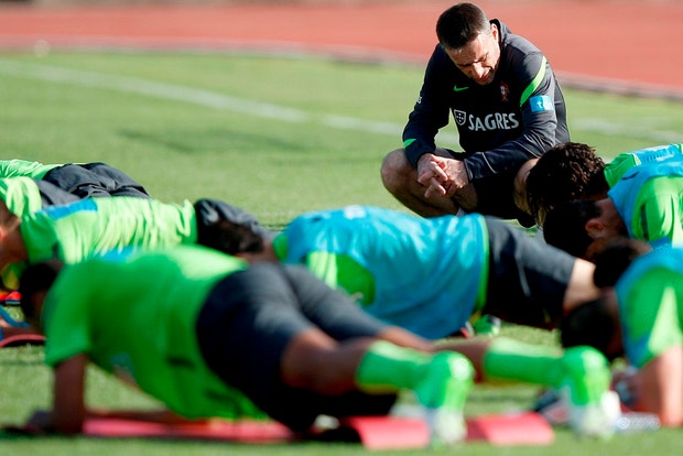 Relvado do estádio de Óbidos preparado com minúcia para a seleção