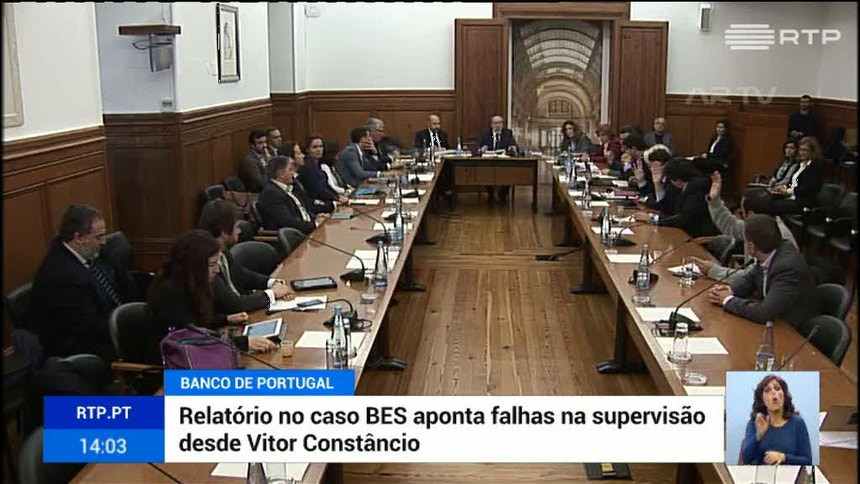Relatório no caso BES aponta falhas na supervisão desde Vitor Constâncio