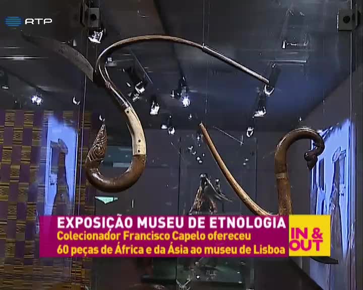 Peças de Francisco Capelo em exposição no Museu de Etnologia