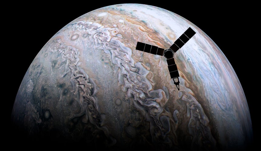 As cores de Júpiter vistas pela sonda Juno - Ciências - RTP Notícias