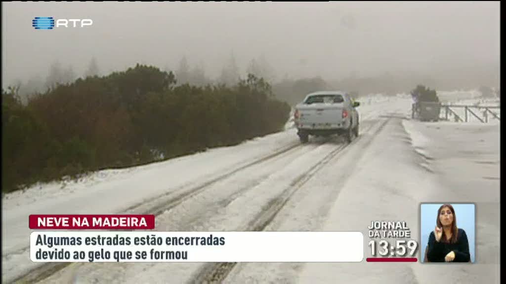 Cai neve na Madeira
