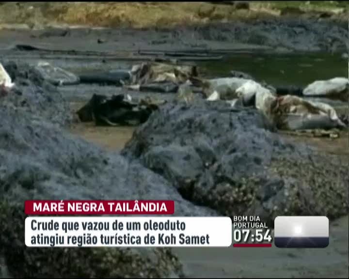 Maré negra na Tailândia