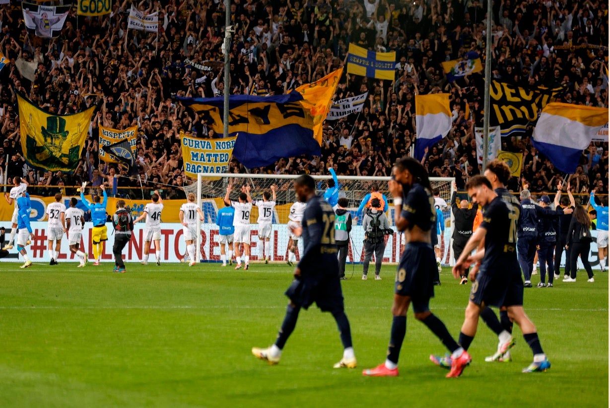 Juventus derrotada em Parma e fica mais longe do pódio