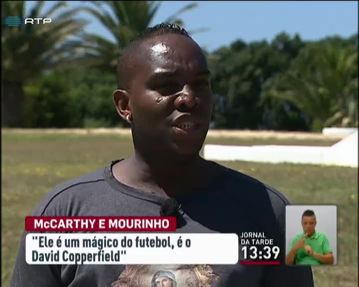 Benny McCarthy em entrevista à RTP