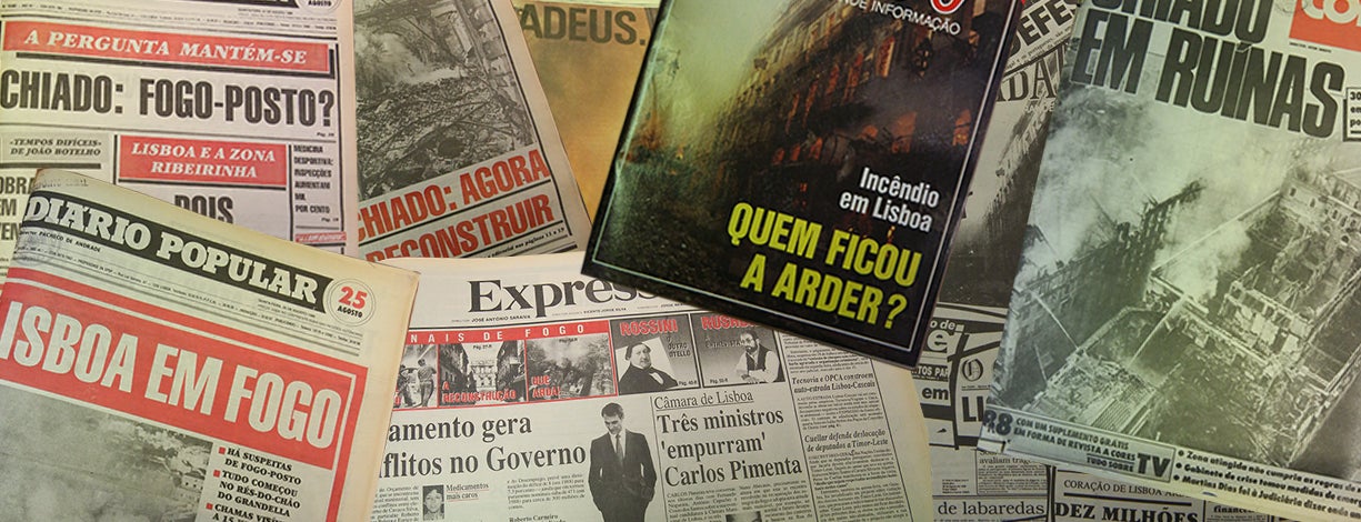 Um fogo no coração de Lisboa. O incêndio do Chiado foi há 30 anos