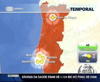 Mau tempo fez estragos no distrito de Setúbal
