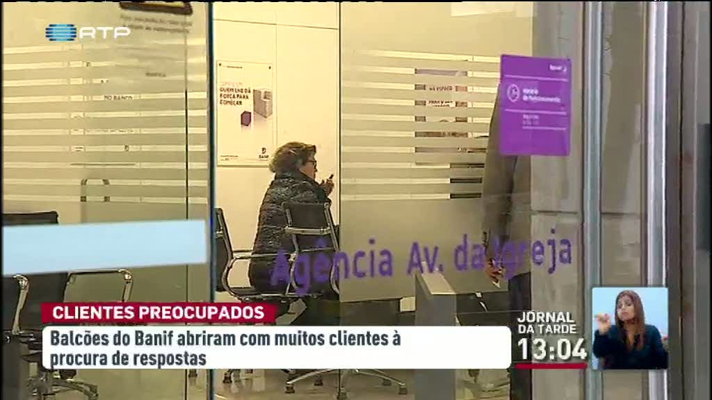 Clientes do Banif querem saber sobre o banco