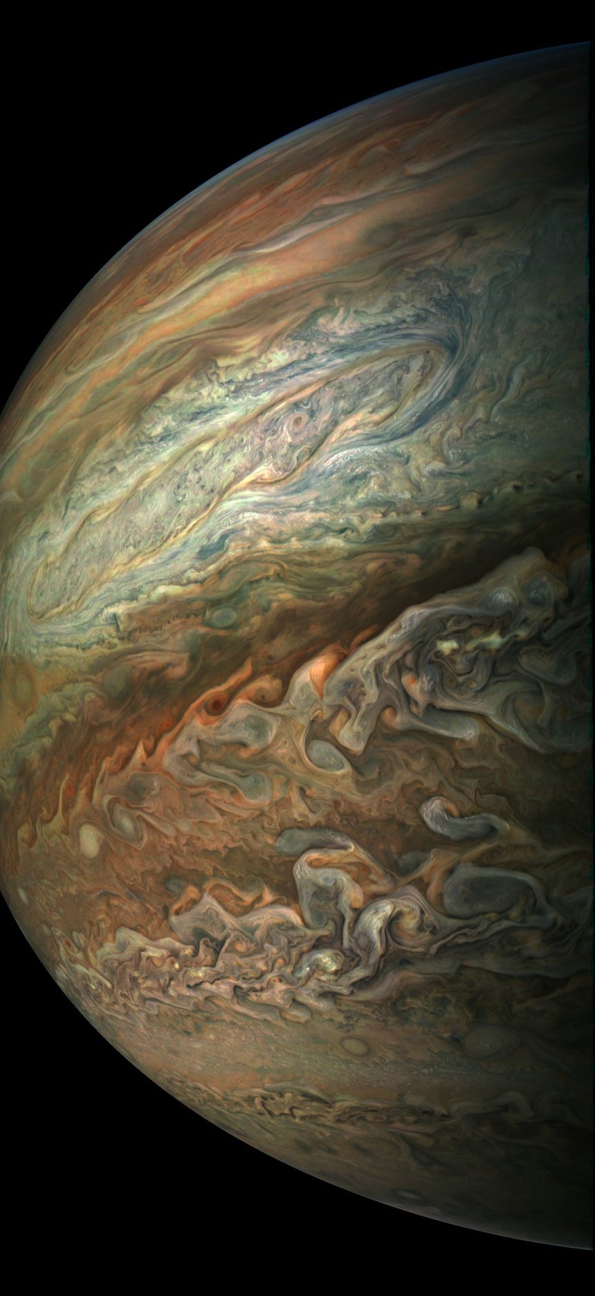 As cores de Júpiter vistas pela sonda Juno - Ciências - RTP Notícias