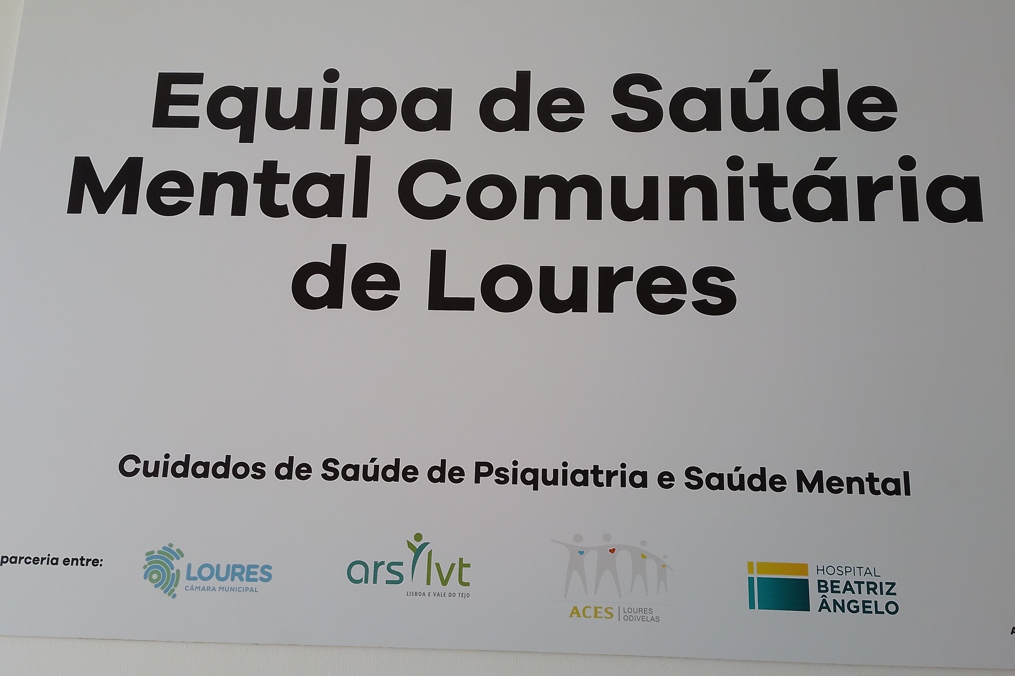 Unidade de Saúde Mental Comunitária já funciona em Loures