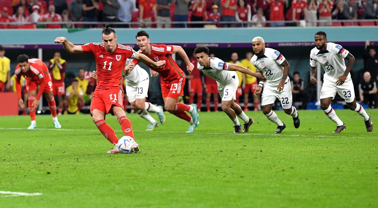 Primeiro empate do Mundial no jogo entre EUA e País de Gales