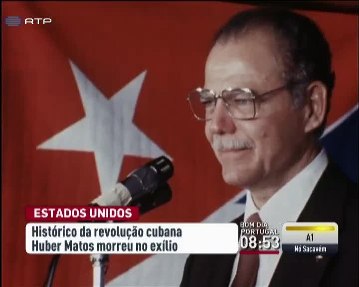 Morreu no exílio o histórico da revolução cubana Huber Matos