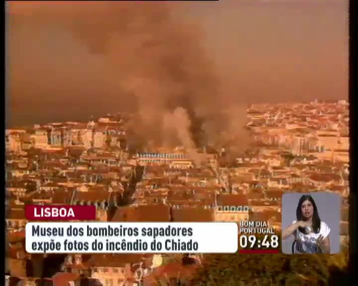 Inaugurada exposição sobre o incêndio do Chiado