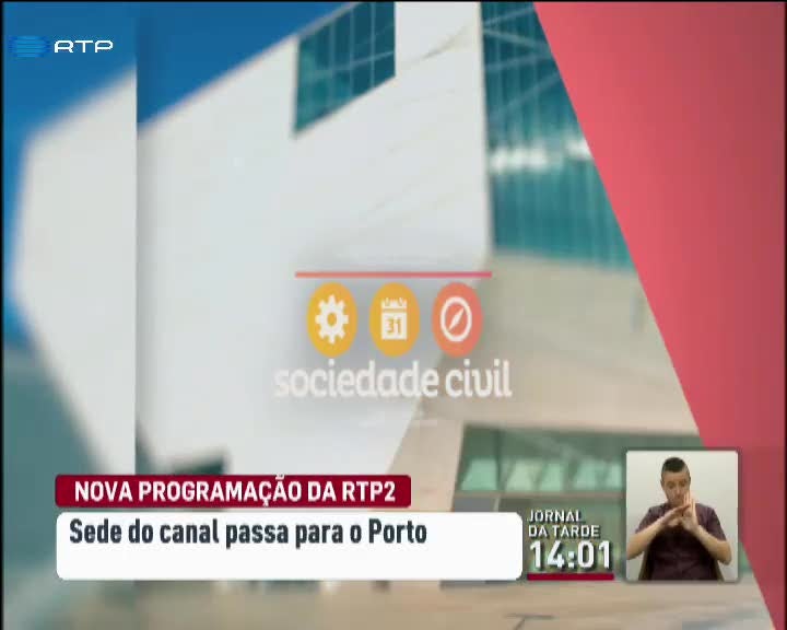 Sede da RTP2 passa para o Porto e canal tem nova grelha