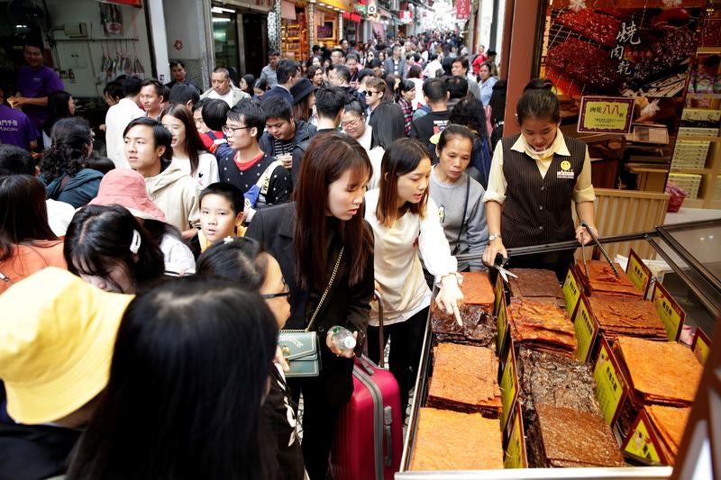 População de Macau chega quase a 680.000 em 2019