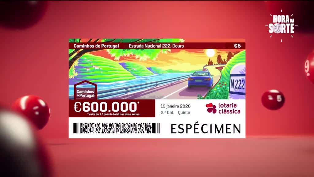 Hora da Sorte - Lotaria Clássica Episódio 3 - de 27 jan 2026 - RTP Play