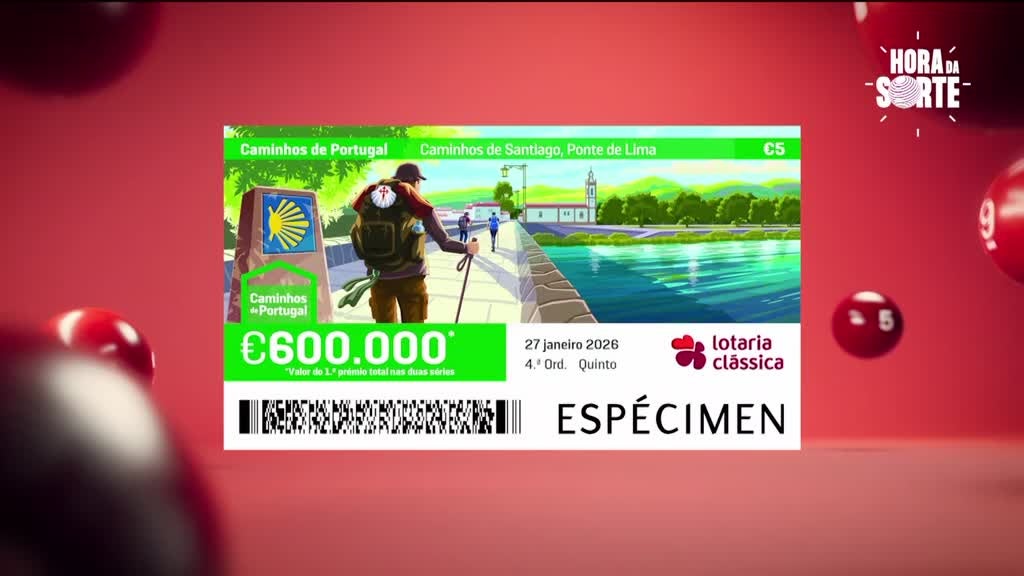Hora da Sorte - Lotaria Clássica Episódio 3 - de 27 jan 2026 - RTP Play